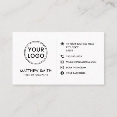 Custom logo business cards - Perfectly Custom